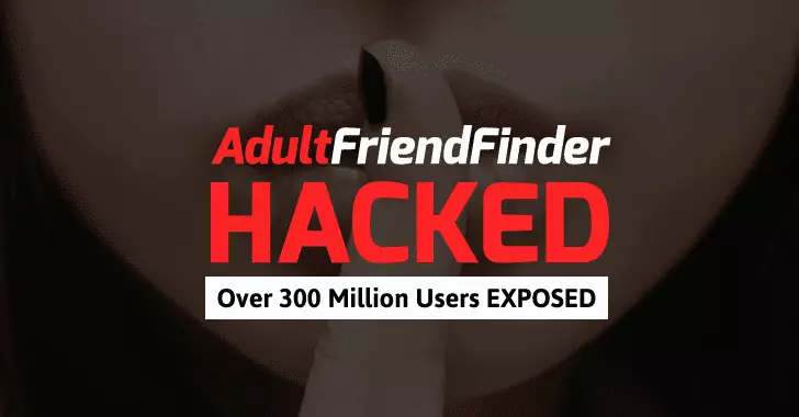 300 दशलक्षाहून अधिक AdultFriendFinder खाती मोठ्या प्रमाणात डेटा भंगात उघडकीस आली