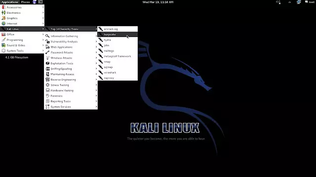 Pembaruan: Backtrack Kali Linux 1.0.3 dileupaskeun sareng fitur aksésibilitas anu diwangun 10680_1