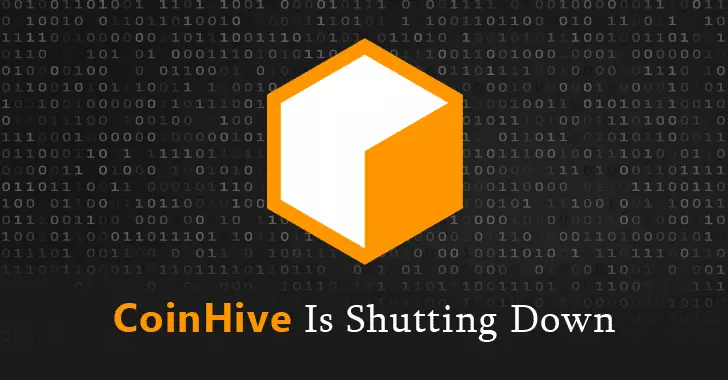 Hackers favorit CoinHive Cryptocurrency Mining Service stängs av