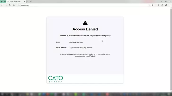 Софтвер дефиниран периметар на Cato Networks (SDP)