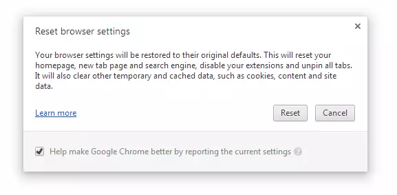 Google Chrome menambahkan peringatan pop-up untuk mencegah pengguna dari pembajakan Browser