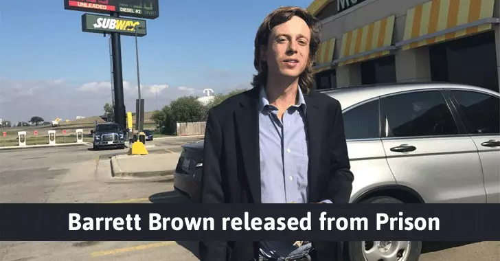 Hacktivist Anonymous 'Barrett Brown' Yarekuwe muri gereza