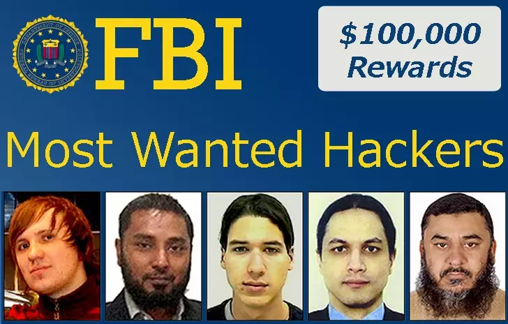 FBI biedt $ 100.000 beleanning foar ynformaasje oer Most Wanted Cyber Criminals