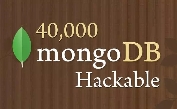 mongodb-bunachar sonraí-hacking