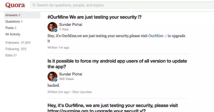 Quora-gehackt