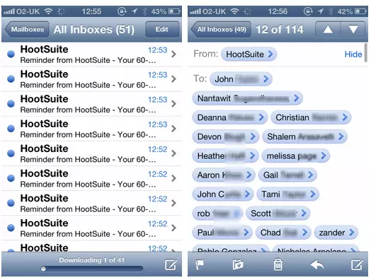 Masalah téknis HootSuite ngungkabkeun email rébuan pangguna 12331_1