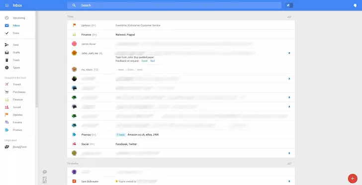 लीक झालेले स्क्रीनशॉट नवीन Gmail इंटरफेस लवकरच येत असल्याचे सुचवतात