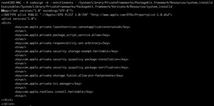 Nowy błąd „Shrootless” może pozwolić atakującym zainstalować rootkit na systemach macOS 1261_2