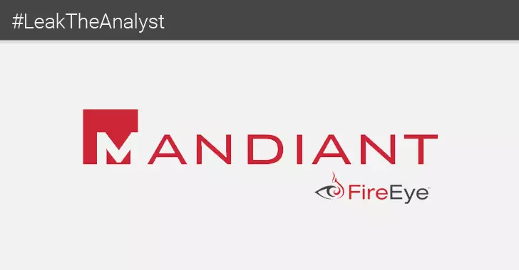 Ligeann Hacker Sonraí ó Anailísí Sinsearach Slándála Mandiant (FireEye).