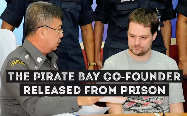 Die medestigter van Pirate Bay is uit die Sweedse gevangenis vrygelaat