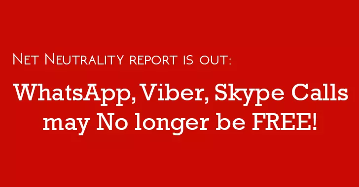 WhatsApp ، Viber ۋە Skype ئىنتېرنېت تېلېفونلىرى ئەمدى ھىندىستاندا ھەقسىز بولماسلىقى مۇمكىن