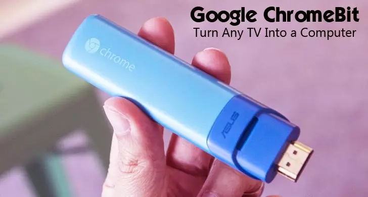 Google $100 ChromeBit Ngarobih TV Sakur Janten Komputer