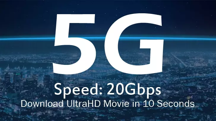 5G മൊബൈൽ നെറ്റ്വർക്കുകൾ 20Gbps വരെ വേഗത വാഗ്ദാനം ചെയ്യുന്നു