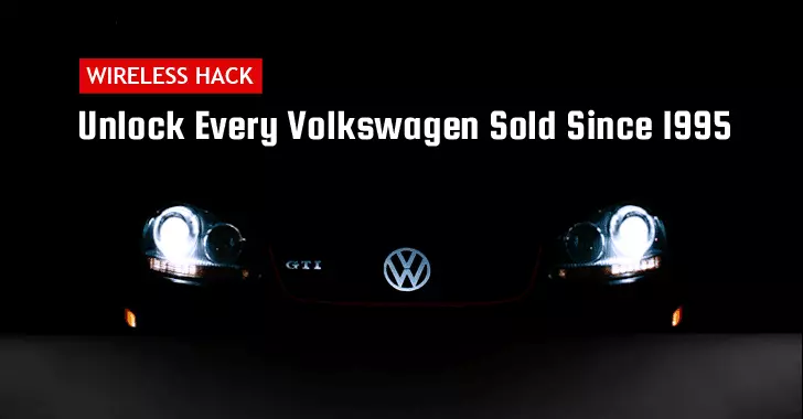 Mbavha dzeMota Dzinogona Kuvhura Mamirioni 100 Volkswagens ane Nyore Wireless Hack