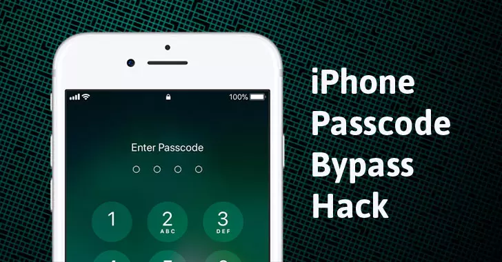 piratage de contournement du code d'accès de l'iphone ios12