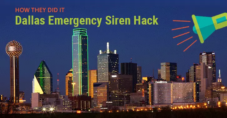 Así es como un hacker activó todas las sirenas de emergencia de Dallas el viernes por la noche