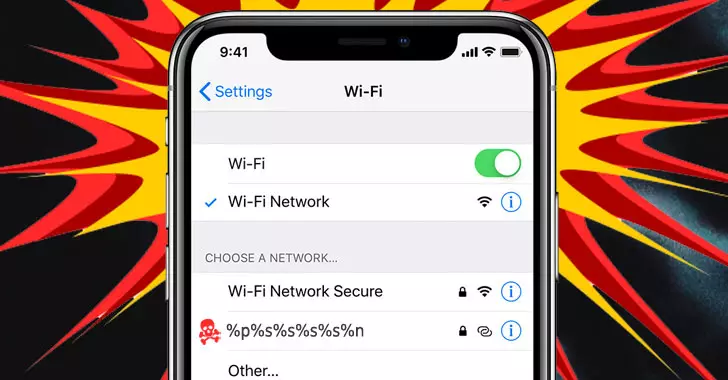 તે બહાર આવ્યું છે કે ઓછા જોખમવાળા iOS Wi-Fi નેમિંગ બગ આઇફોનને રિમોટલી હેક કરી શકે છે 1583_1