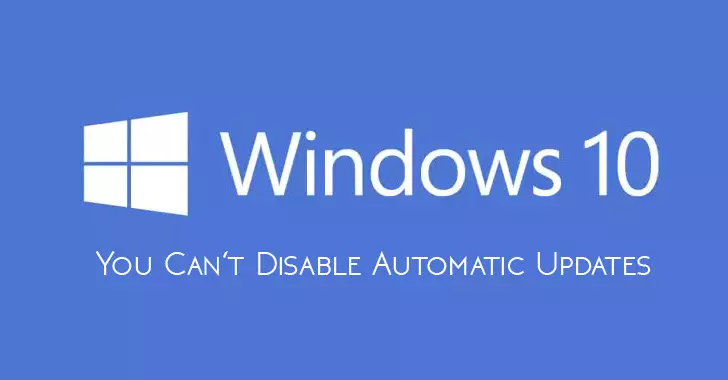 Suka Atawa Henteu... Anjeun Teu Bisa Nonaktipkeun Windows 10 Apdet Otomatis