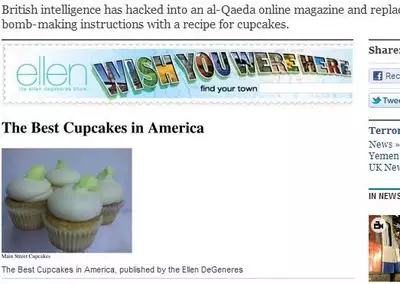 Operacja Cupcake: MI6 włamuje się na stronę al-Kaidy!