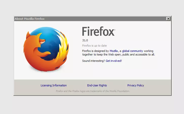 Firefox 31 — Gipagawas sa Mozilla ang Mga Update sa Seguridad aron Pahugot ang Seguridad sa Browser