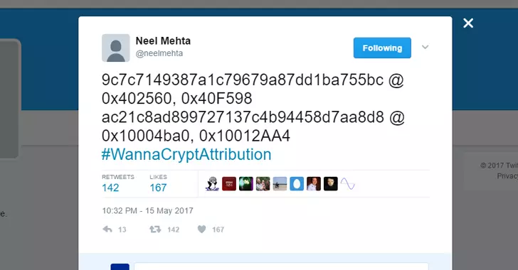 Google သုတေသီသည် WannaCry တိုက်ခိုက်မှုနှင့် မြောက်ကိုရီးယားအကြား ဆက်စပ်မှုကို ရှာဖွေခဲ့သည်။ 1738_2