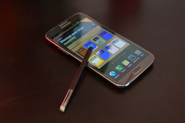 Samsung Galaxy Note II nuglaanta shaashadda qufulka