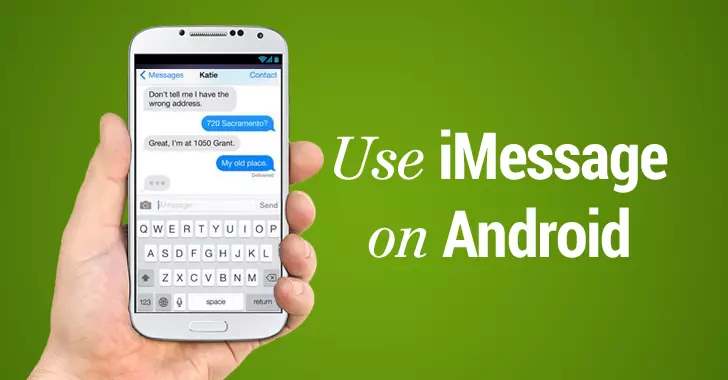 Apple iMessage қолданбасын Android телефонында қалай пайдалануға болады