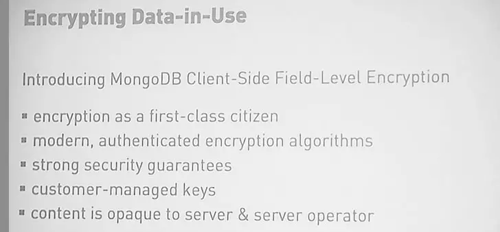 Crittografia a livello di campo MongoDB