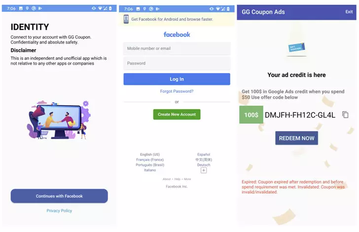 သတိထားပါ။ Android Malware အသစ်သည် Facebook အကောင့်ထောင်ပေါင်းများစွာကို ဟက်ခ်ခဲ့သည်။ 2029_3