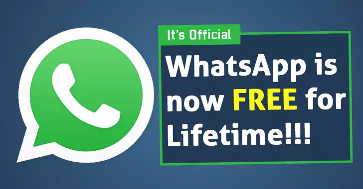 WhatsApp ახლა უფასოა უვადოდ