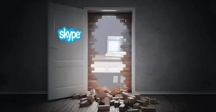 اسکایپ-درپشت-هک
