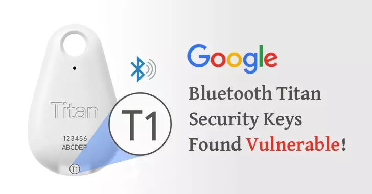 clau de seguretat google bluetooth titan