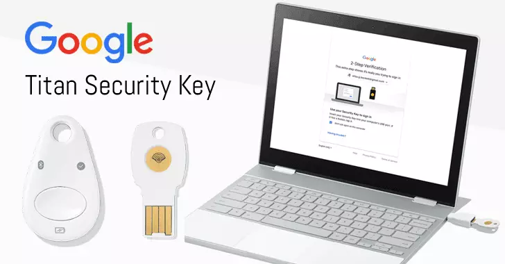 chiave di sicurezza google titan fido