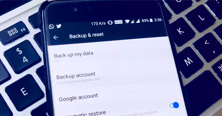 android Google cloud backup encryption