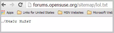 openSUSE फोरम ह्याक गरियो