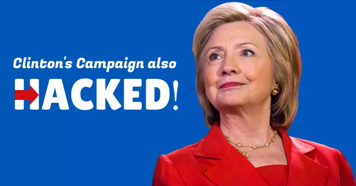 Hillary-Clinton-Tổng thống-Chiến dịch-bị hack