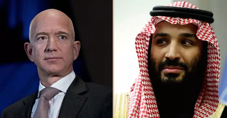 Jeff Bezos Ffôn Hacio gan Mohammed Bin Salman