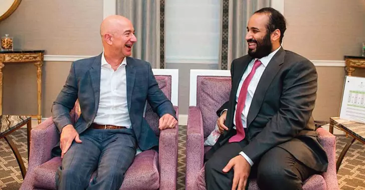 Jeff Bezos și Mohammed bin Salman