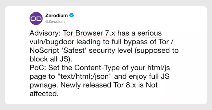 tor browser zero day exploit