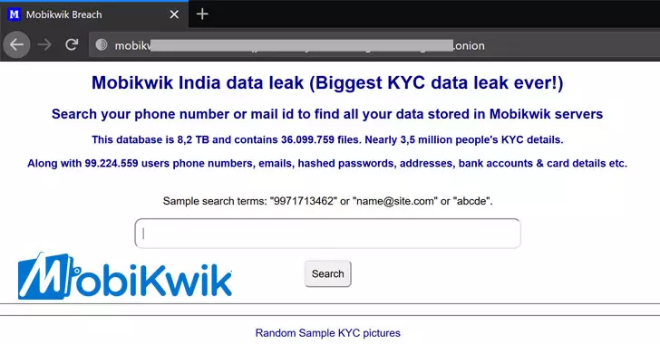 MobiKwik ला मोठे उल्लंघन झाले - 3.5 दशलक्ष वापरकर्त्यांचा KYC डेटा उघड 3685_1