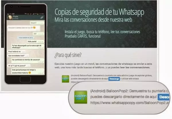 Pag-hack ng mga chat sa WhatsApp