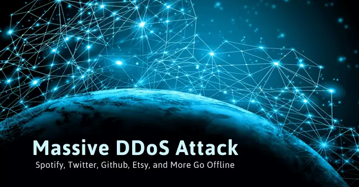 Un ataque DDoS masivo contra o servizo Dyn DNS deixa fóra de liña sitios populares