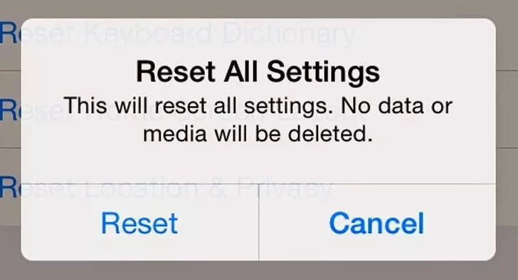 iOS 8“重置所有設置”錯誤可能會刪除您的 iCloud 文件