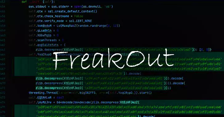 FreakOut! Tsis tu ncua Botnet Attack Exploiting Tsis ntev los no Linux Vulnerabilities 4395_1