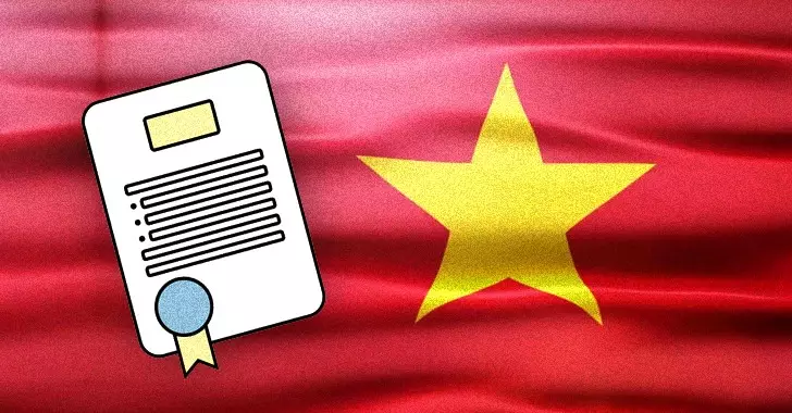 Attacco alla catena di fornitura di software colpisce l'autorità di certificazione del governo del Vietnam
