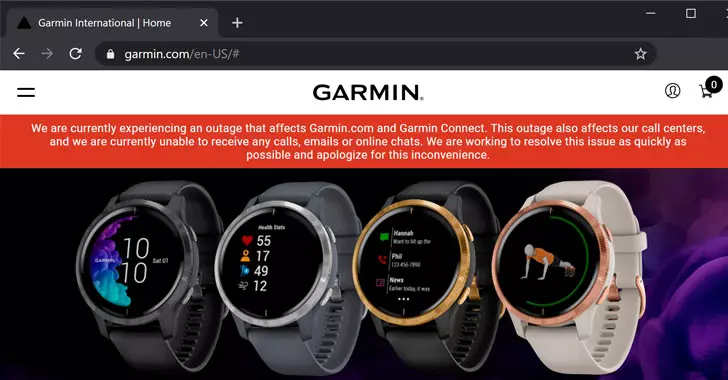 Garmin Ransomware napad