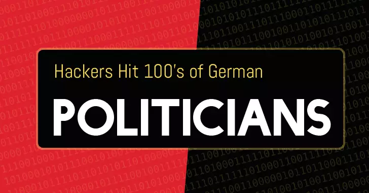 Йөзләгән немец политиклары хакер