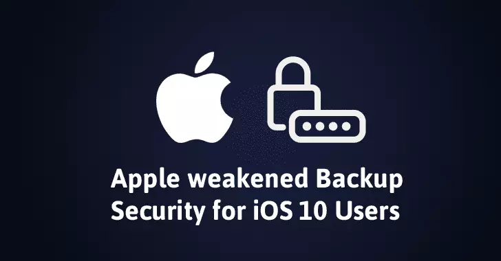 “Apple Weakens iOS 10” ätiýaçlyk şifrlemek; Indi 2500 esse çalt döwülip bilner