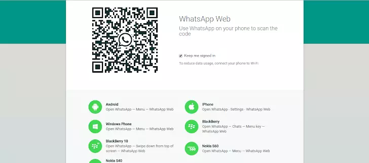 Sådan bruges WhatsApp Web Client på iPhone og andre iOS-enheder 5973_2